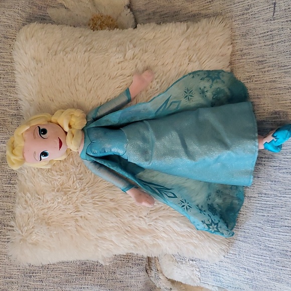 Disney | Toys | Disney Frozen Giant Elsa Plush Toy 2 | Poshmark